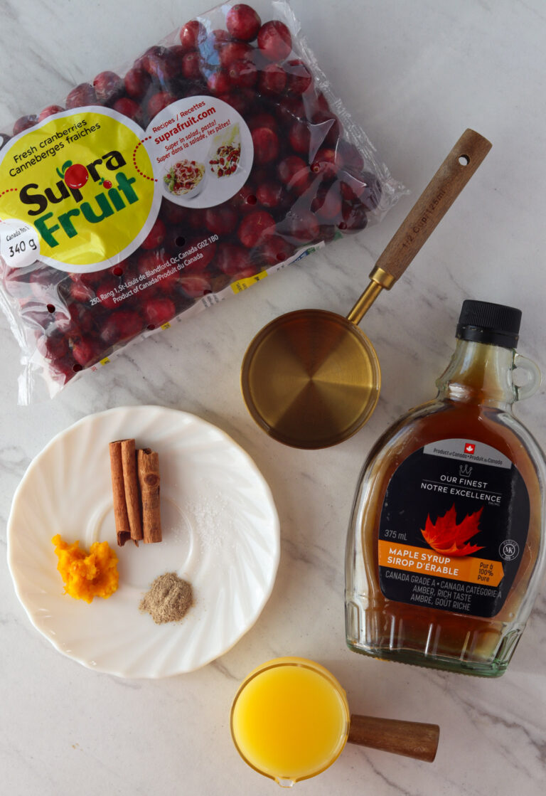 Maple Cranberry Sauce | Sweet & Seasoned