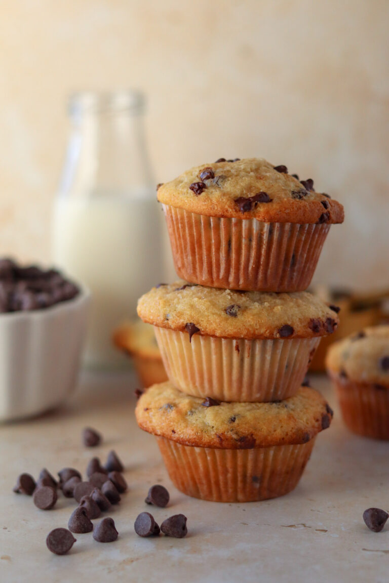 Small Batch Chocolate Chip Muffins | Sweet & Seasoned