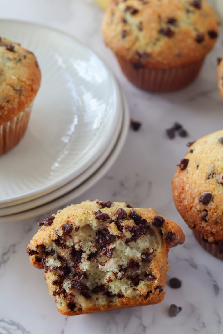 Small Batch Chocolate Chip Muffins | Sweet & Seasoned