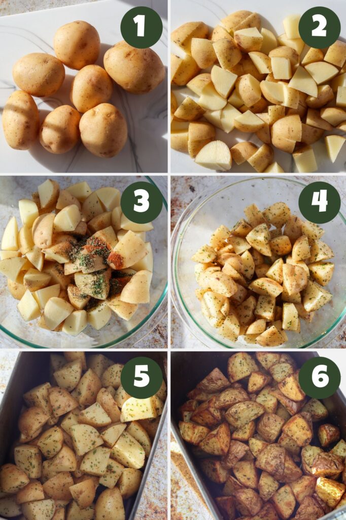 Crispy Air Fryer Diced Potatoes | Sweet & Seasoned