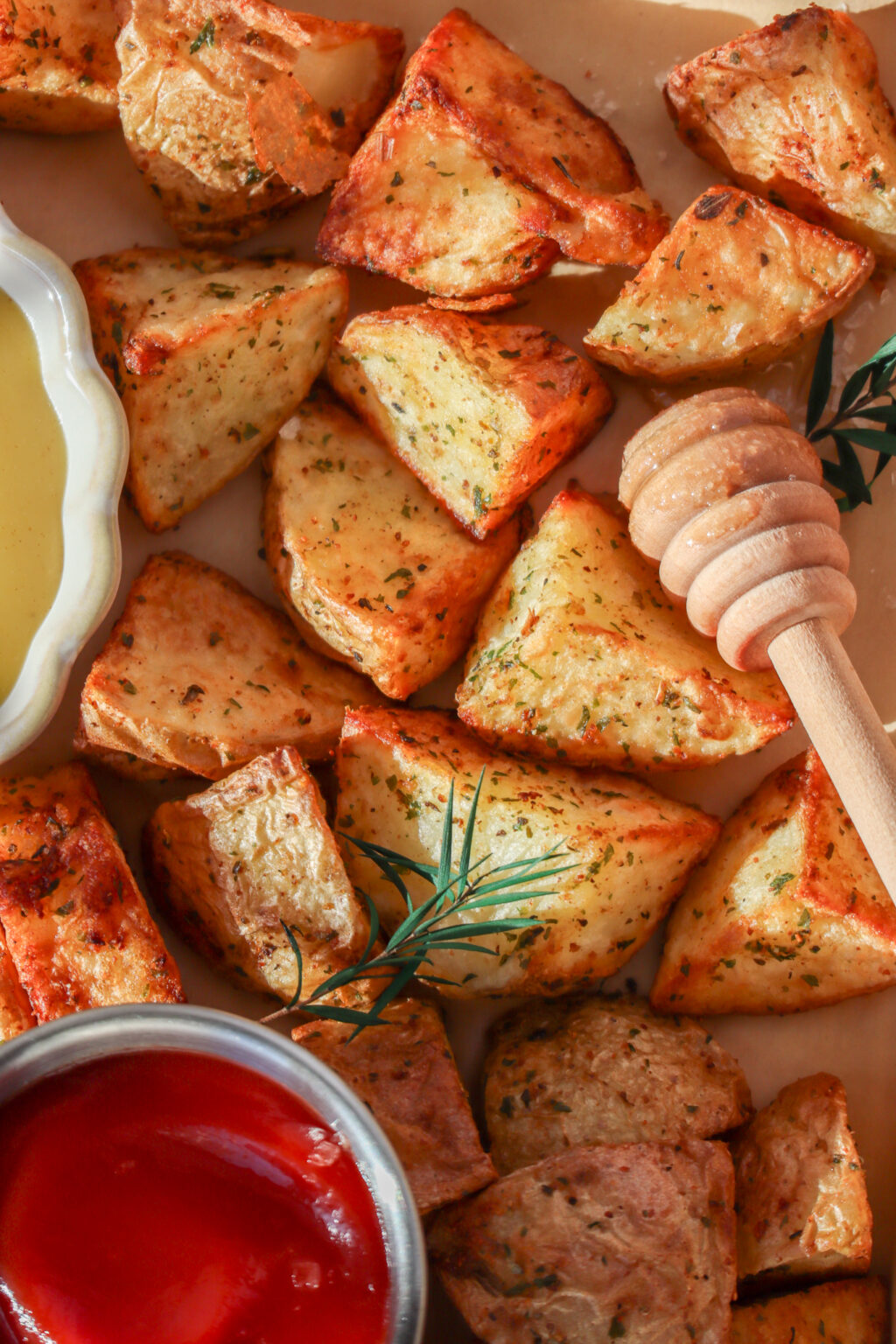 Crispy Air Fryer Diced Potatoes | Sweet & Seasoned