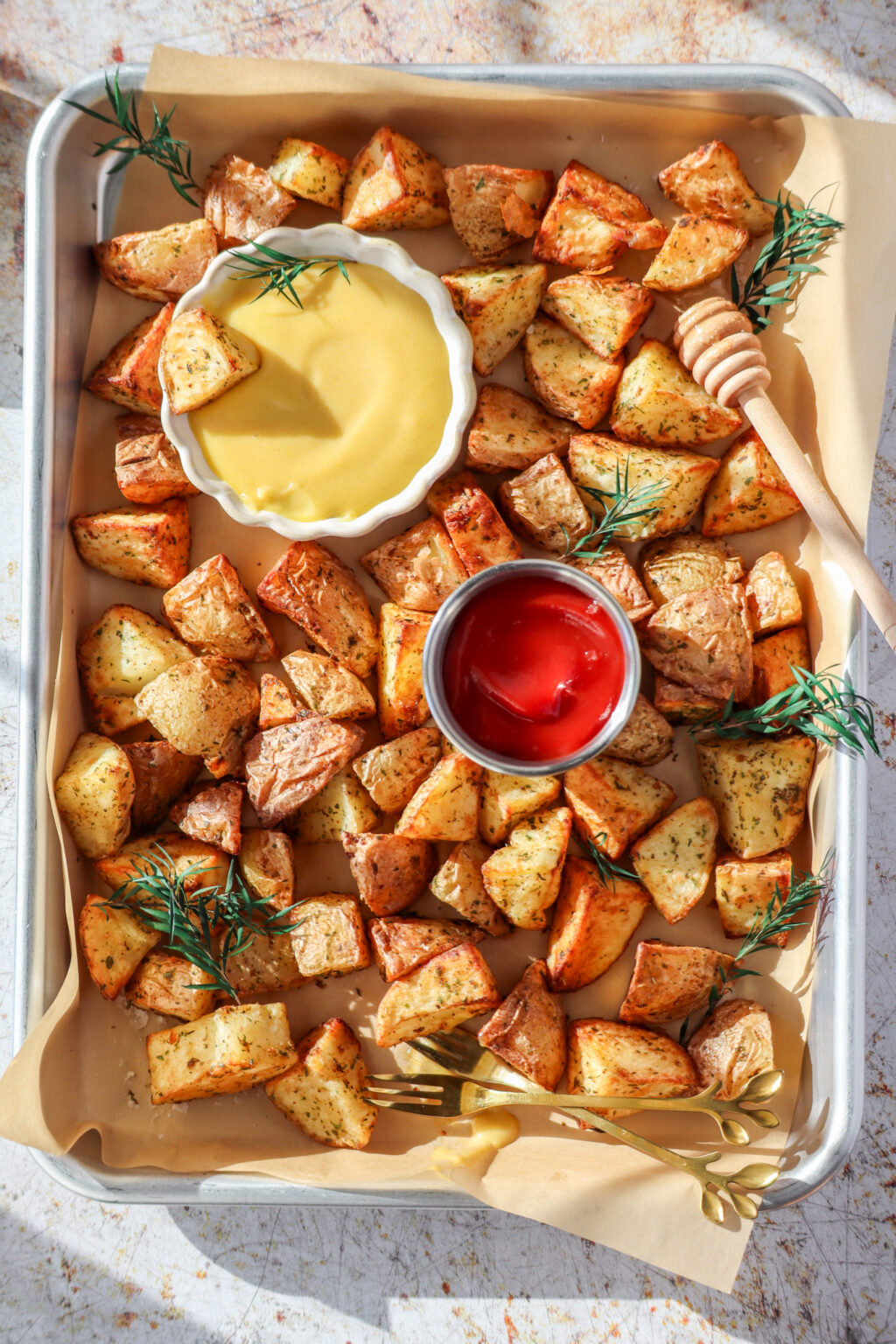 Crispy Air Fryer Diced Potatoes | Sweet & Seasoned