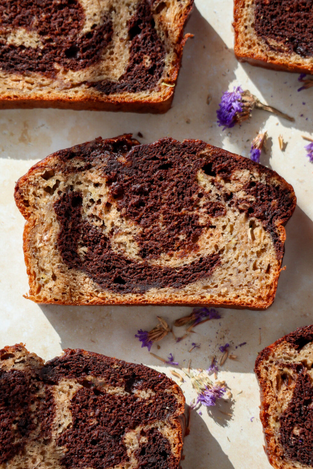 Banana Chocolate Marble Loaf | Sweet & Seasoned