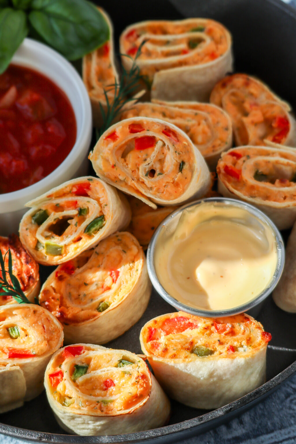 Baked Cream Cheese Pinwheels | Sweet & Seasoned