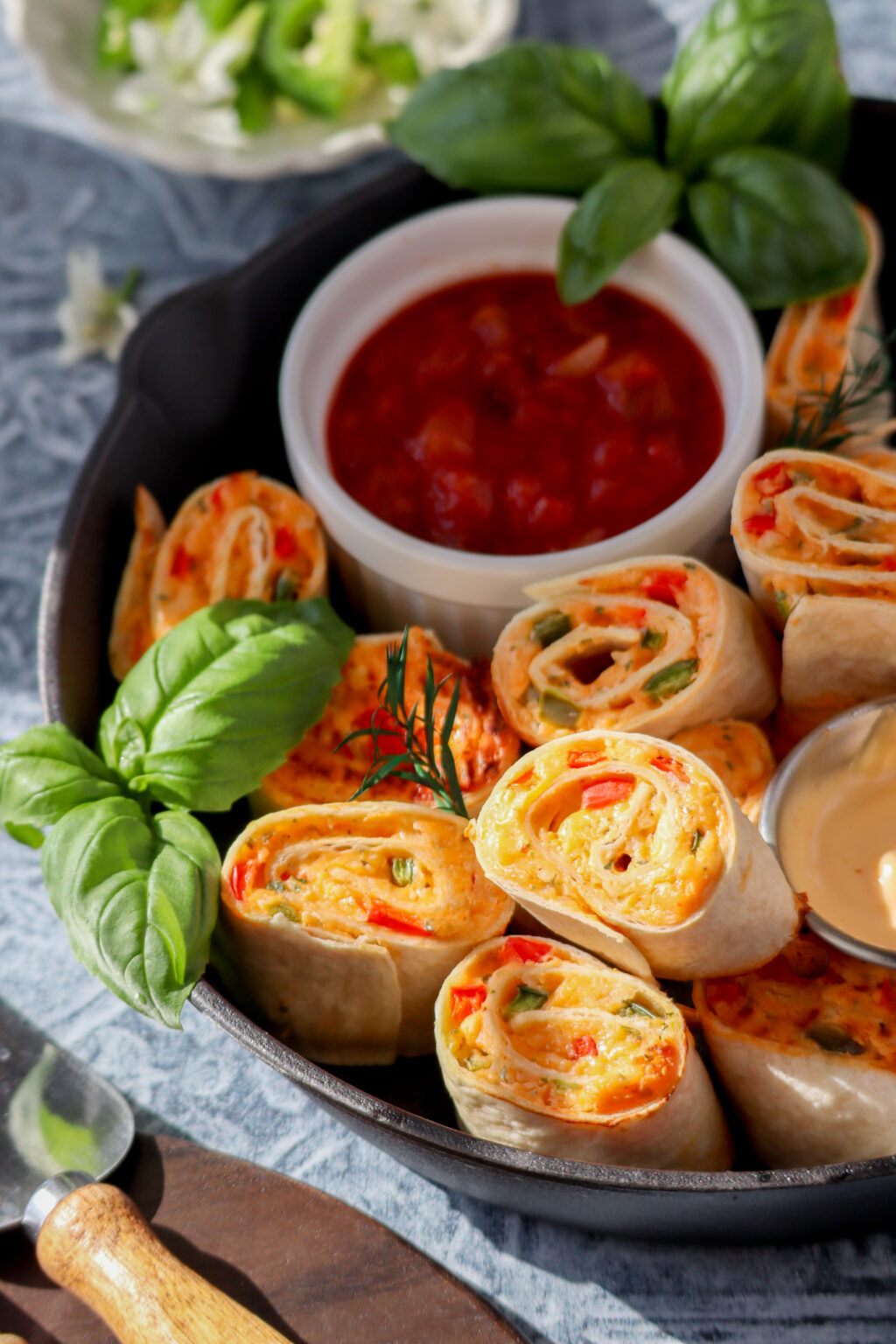 Baked Cream Cheese Pinwheels | Sweet & Seasoned